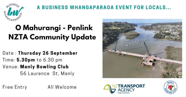 O Mahurangi-Penlink Community Update